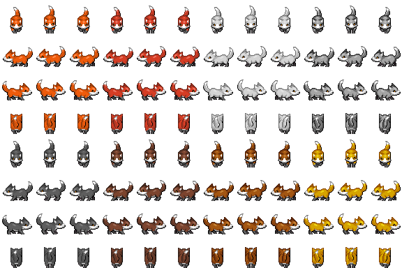 Completed Enemy – The Cadaver and Sprites | The New World Saga